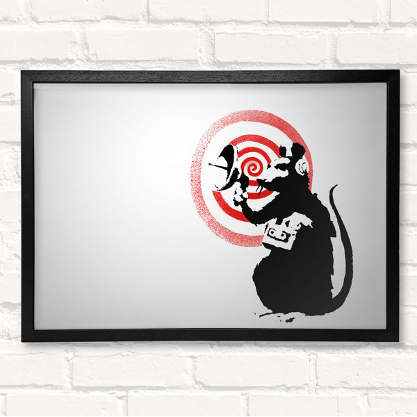 Latitude Run Radar Rat 1 - Closed Corner Frame Print on Wood | Wayfair ...