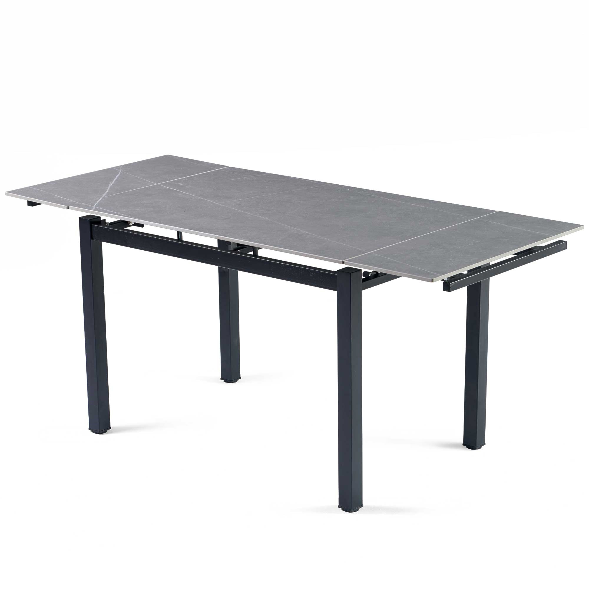 Latitude Run® Ceramic Modern Rectangular Expandable Dining Room Table ...