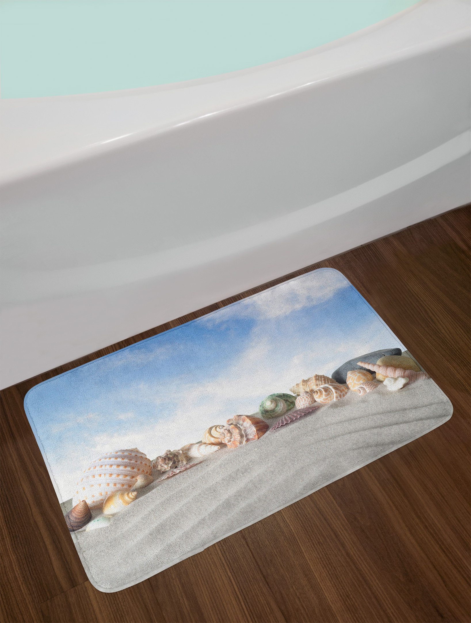 East Urban Home Woolbright Bath Mat | Wayfair