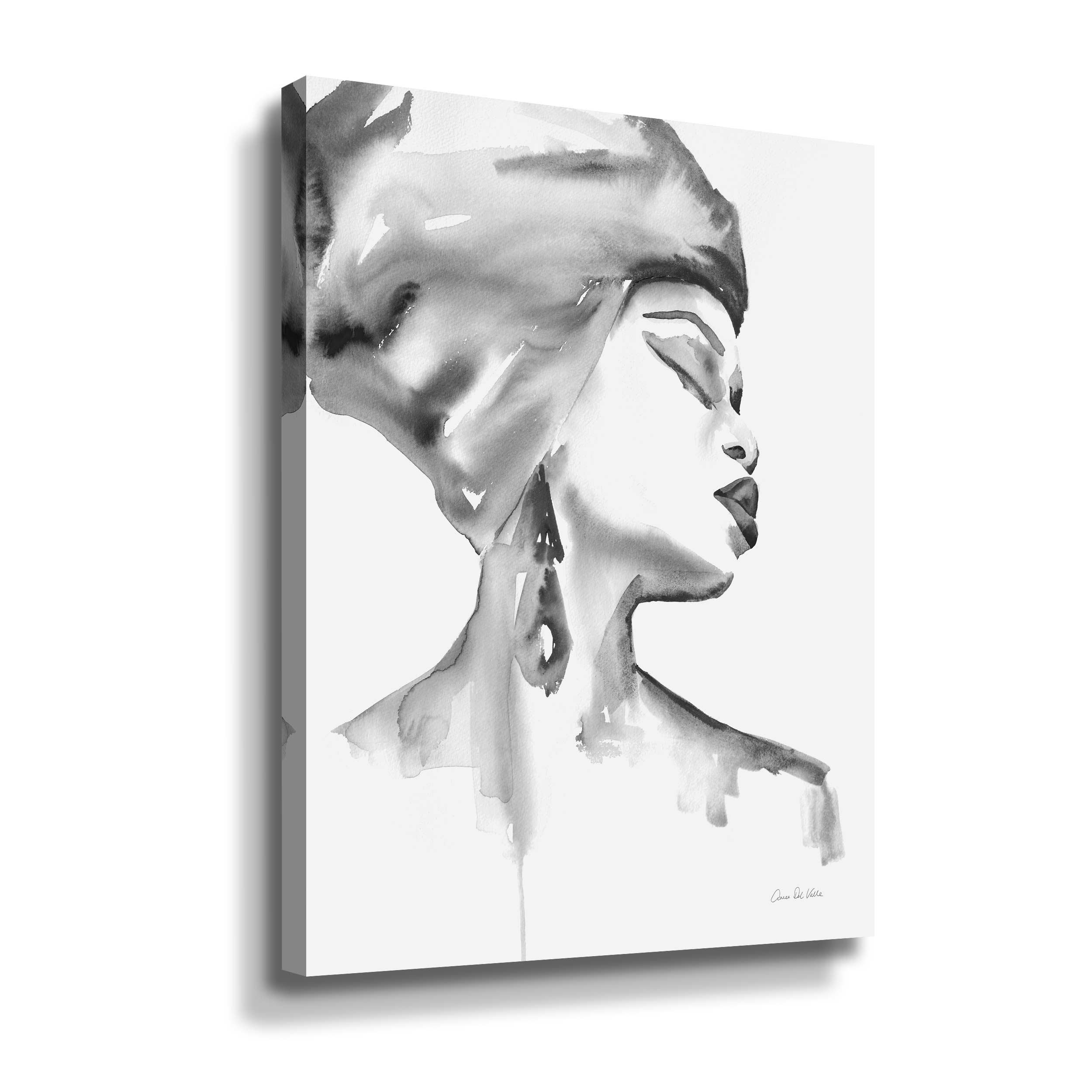 Mercer41 Woman III BW - Wrapped Canvas Painting Print | Wayfair