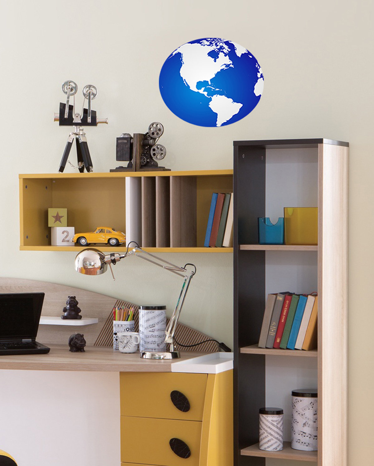 Trinx Earth Decal, Earth Sticker, Planet Earth | Wayfair