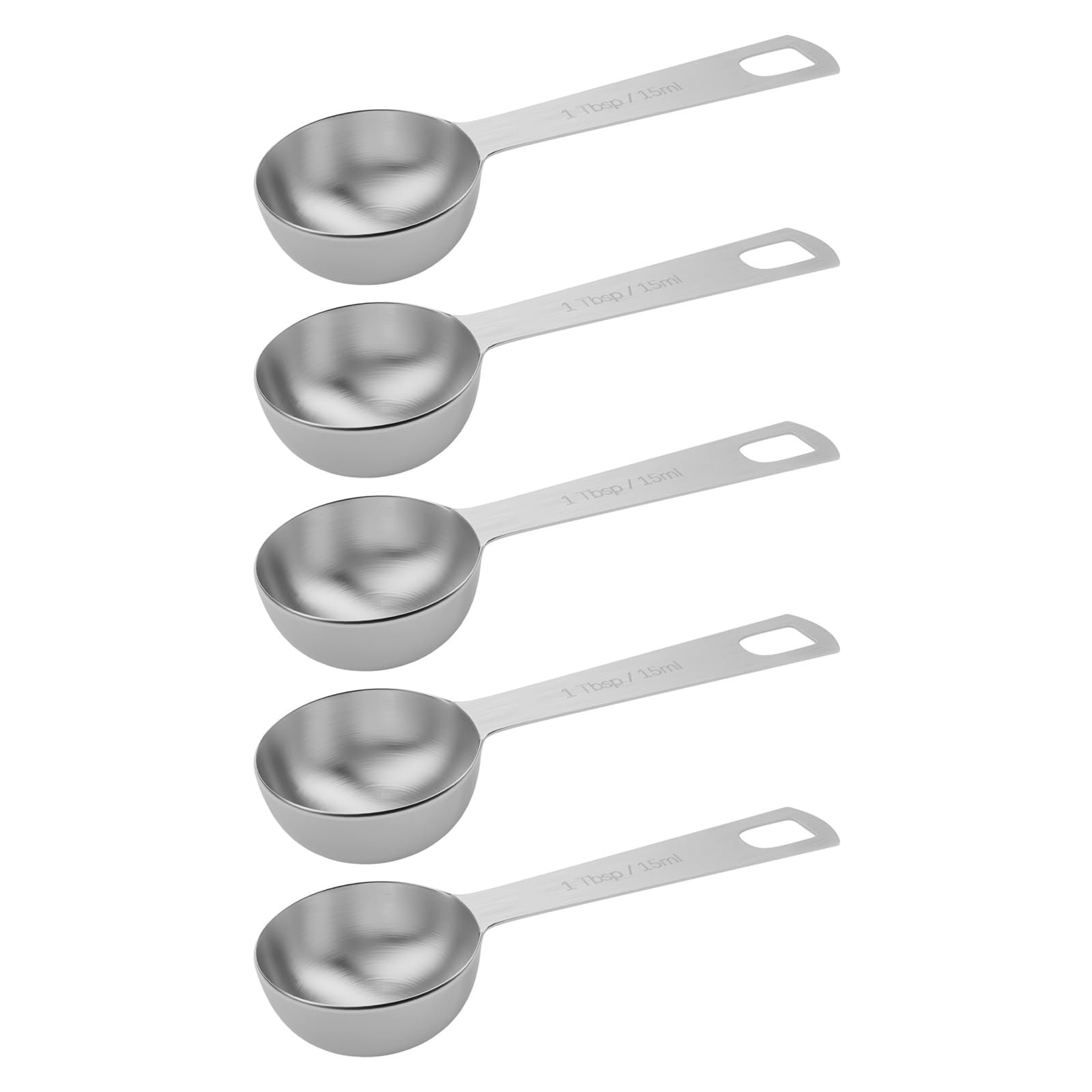 TUHOME FURNITURE LLC 5-Pack 1 Tablespoon Single Measuring Spoons ...