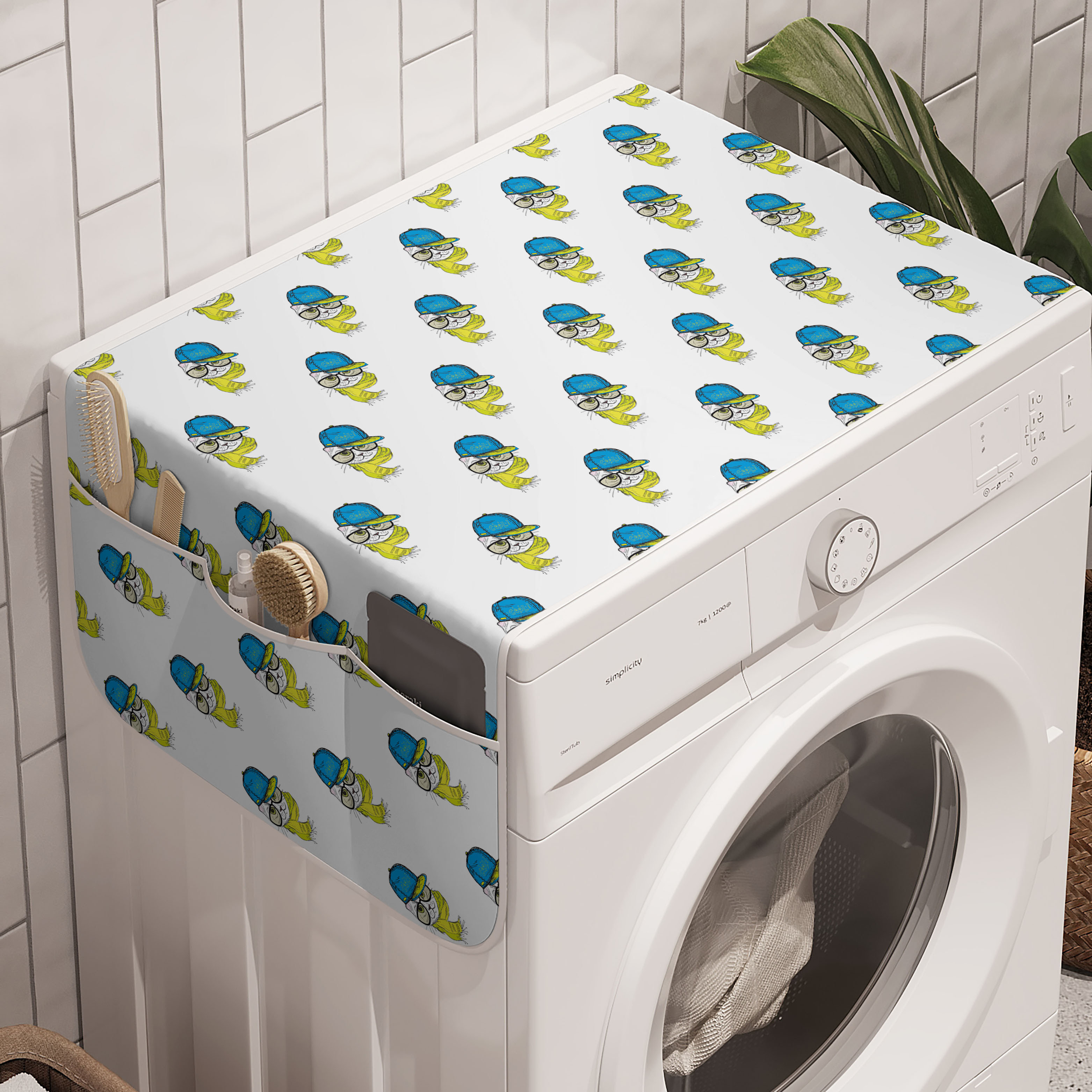 East Urban Home Hip Hop Washing Machine Organizer Pack of 2 47" x 18.5 ...