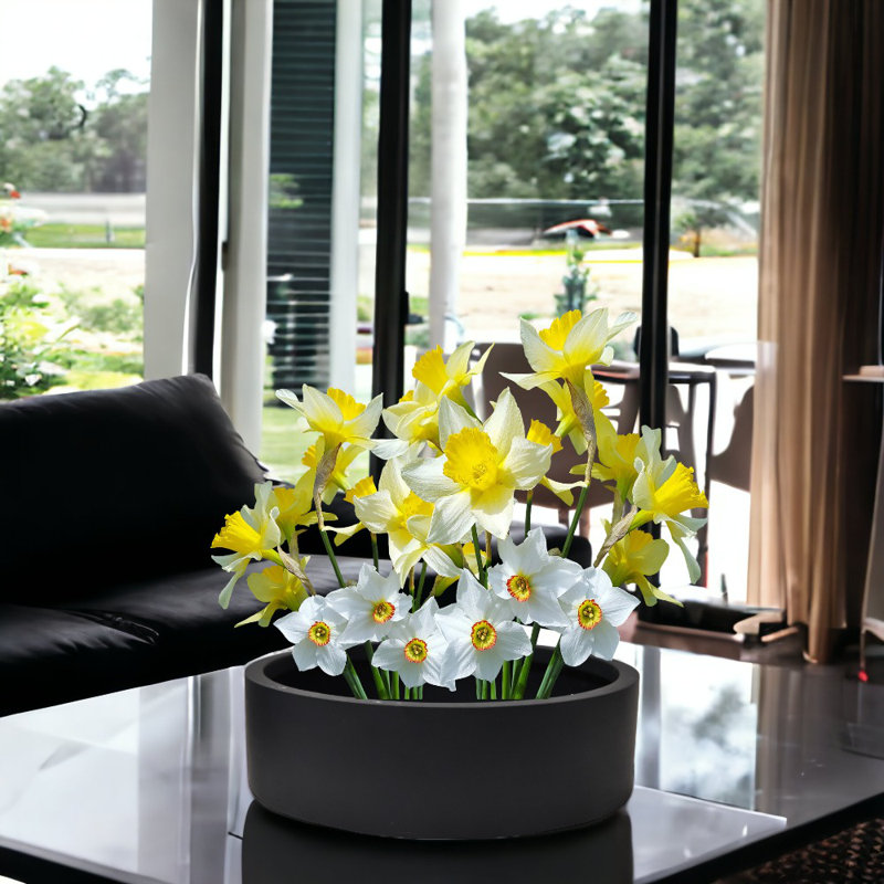 Ebern Designs Kali Fiberstone Table Vase | Wayfair