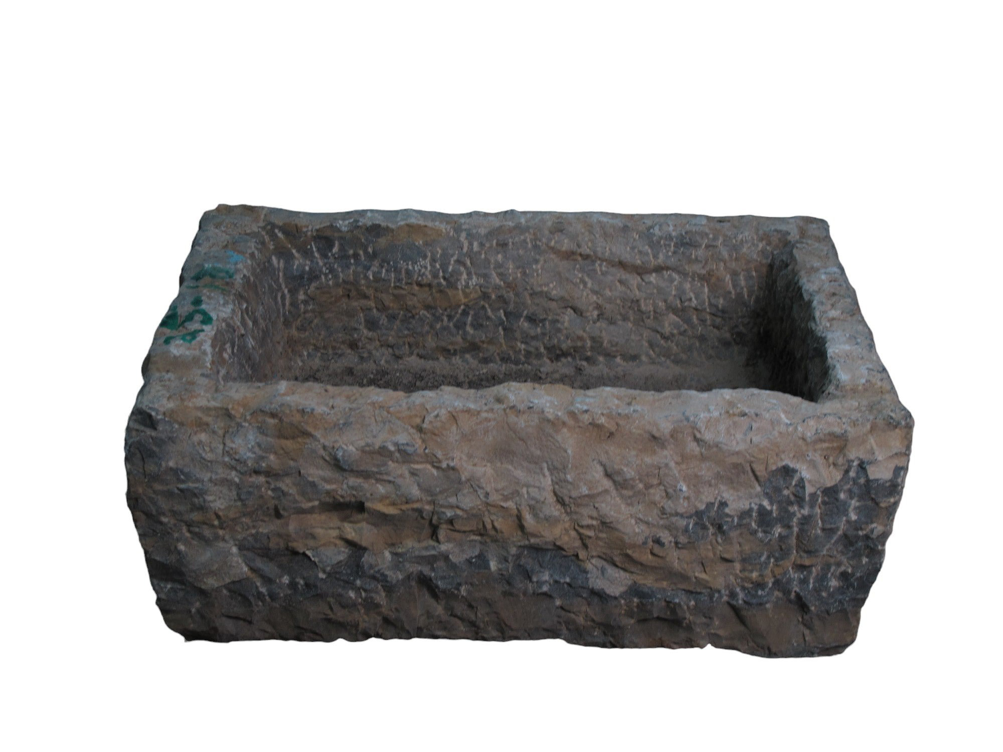 DYAG East 20" Inch Long Hand Chiseled Stone Trough 24-18 | Wayfair