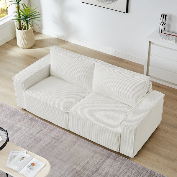 Latitude Run® 82.7'' Upholstered Sofa | Wayfair