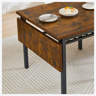 17 Stories Folding Dining Table, 1.2 inches thick table top, for Dining ...