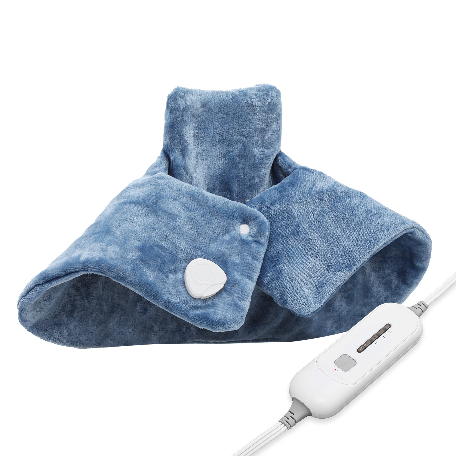 Bring Home Furniture 16"x23" Electric Heated Shawl & Throw Blanket 2-in ...