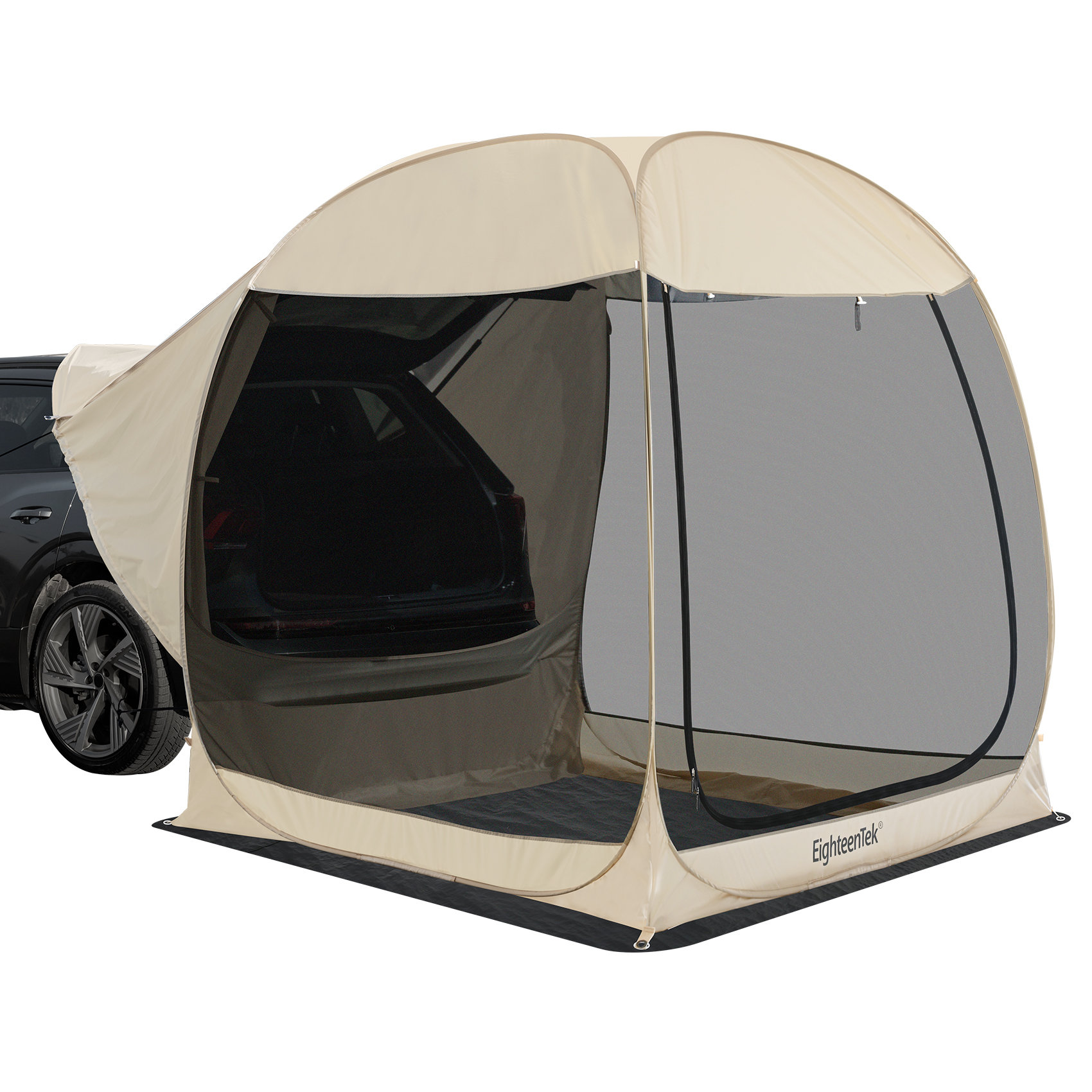 EighteenTek All Weather Camping Screen Tent & SUV Tent, Pop Up Tent ...