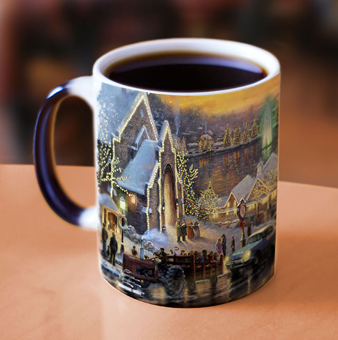 Symple Stuff Forbis The Lights of Christmas Mugs Heat-Changing ...