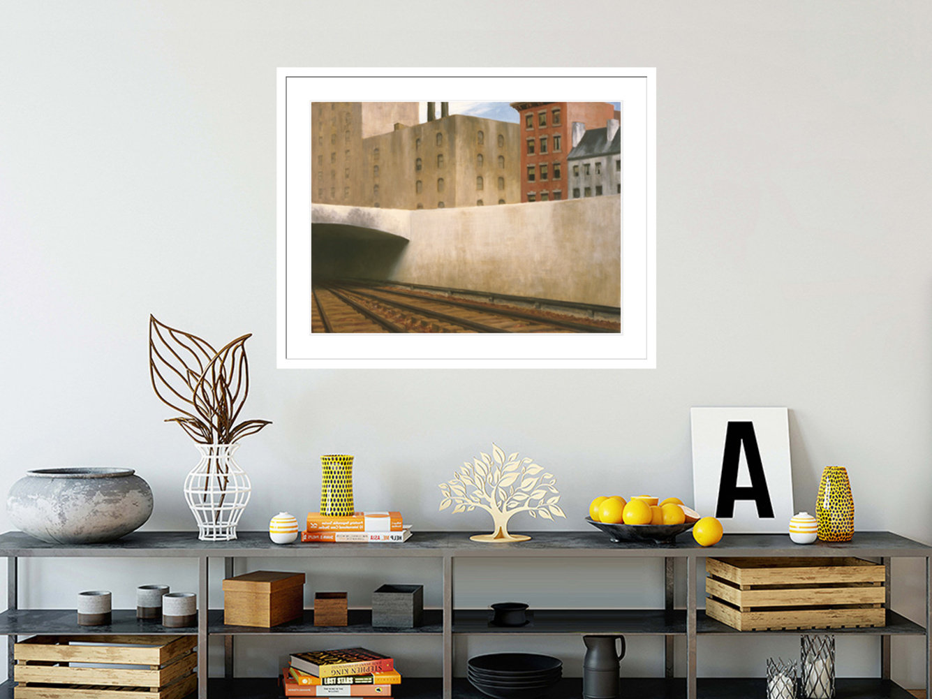 Latitude Run® Approaching a City by Edward Hopper -Framed Giclee Print ...