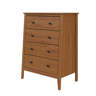 Winston Porter Solid Wood 4 Drawer Dresser - & Reviews | Wayfair