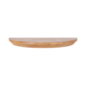Canvey Half Moon Solid Wood Floating Table Shelf & Reviews | AllModern