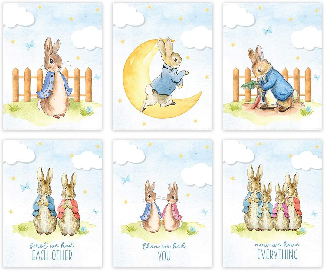 Harper Orchard Peter Rabbit Girl Boy Fraternal Twins Nursery Kids ...