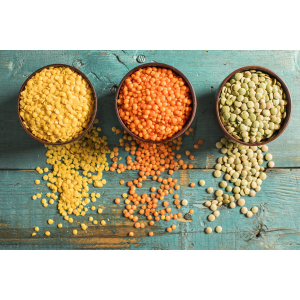 Ebern Designs Lentils by Seb_ra - Wrapped Canvas Print | Wayfair.co.uk