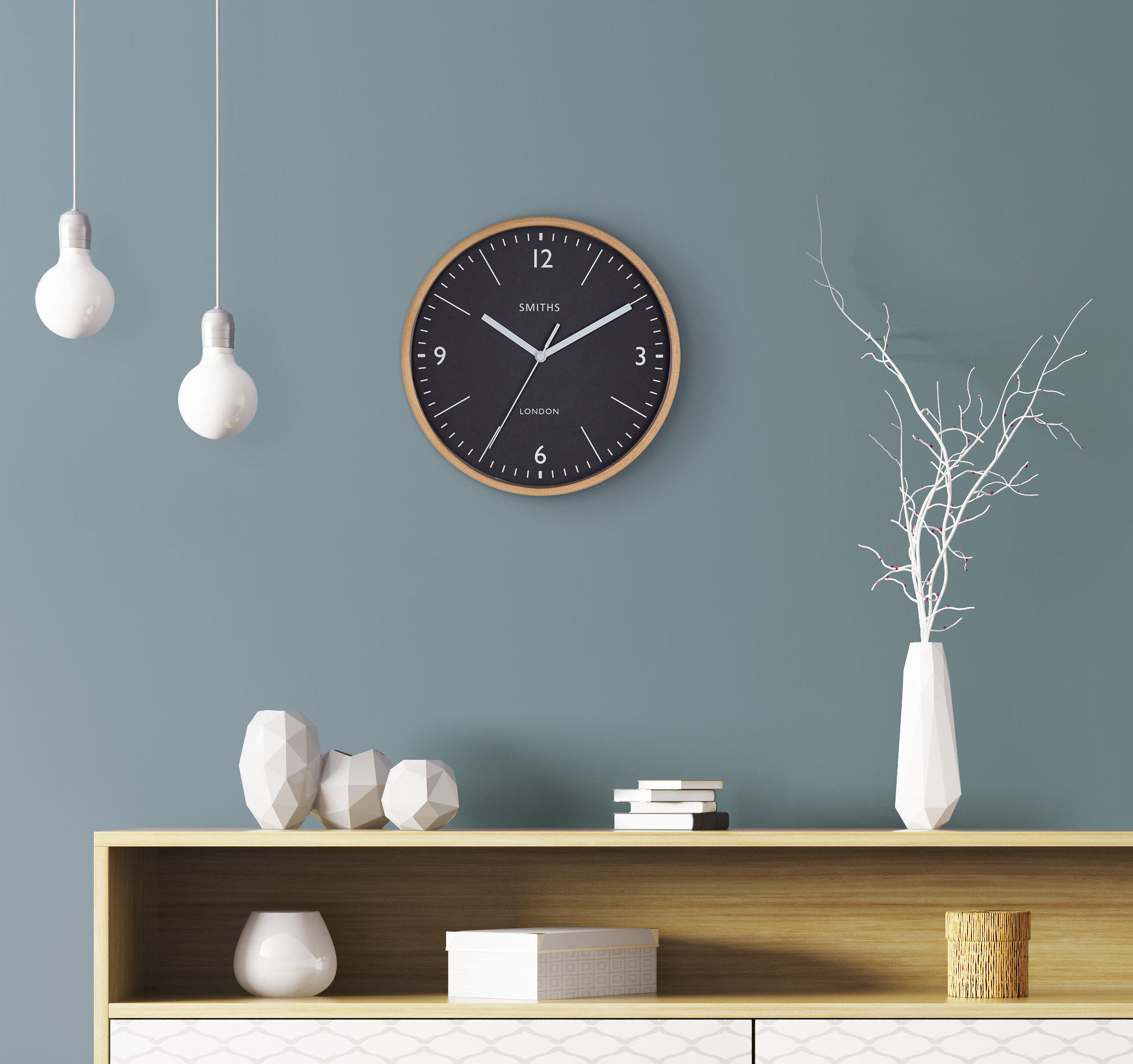 Roger Lascelles Clocks Smiths Wood Wall Clock & Reviews | Wayfair.co.uk