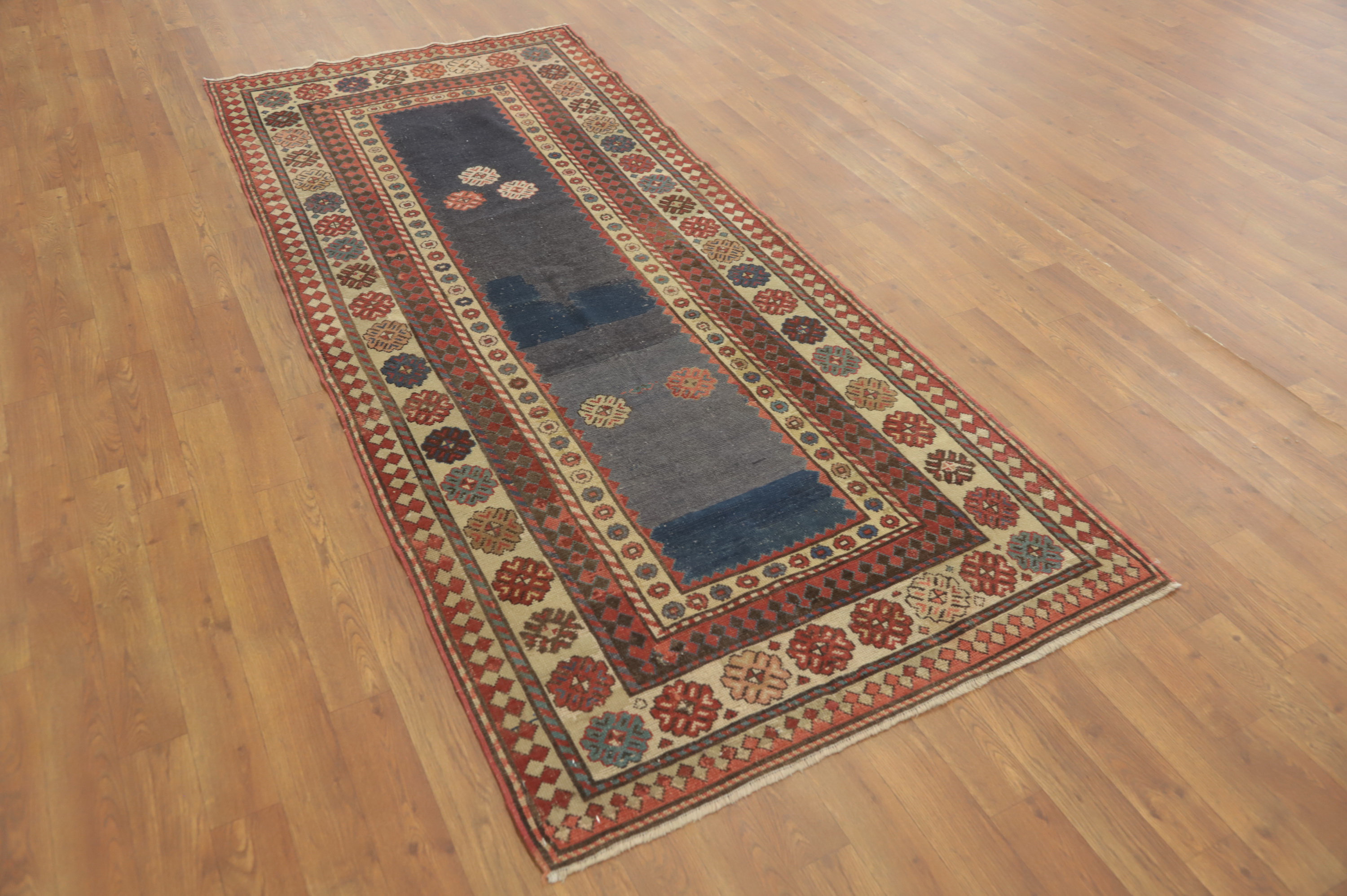 Bloomsbury Market Pre-1900 Antique Traditional Vegetable Dye Runner Rug ...