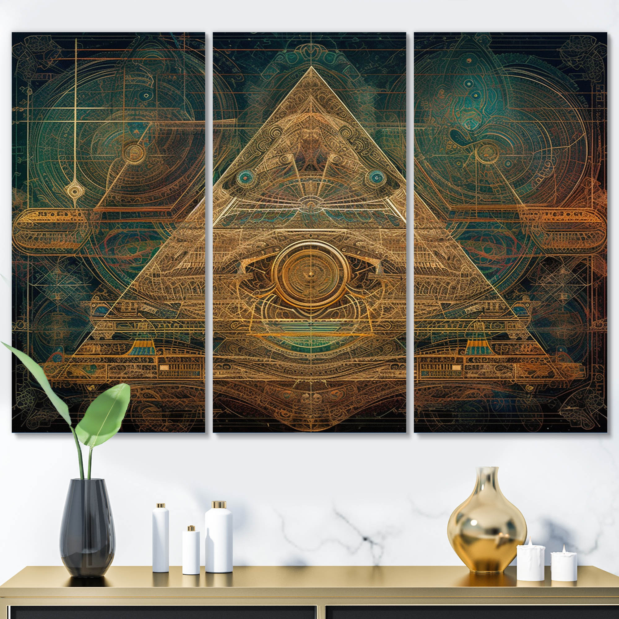 DesignArt Resonance Of Atlantis Pyramid Mysteries " Resonance Of ...