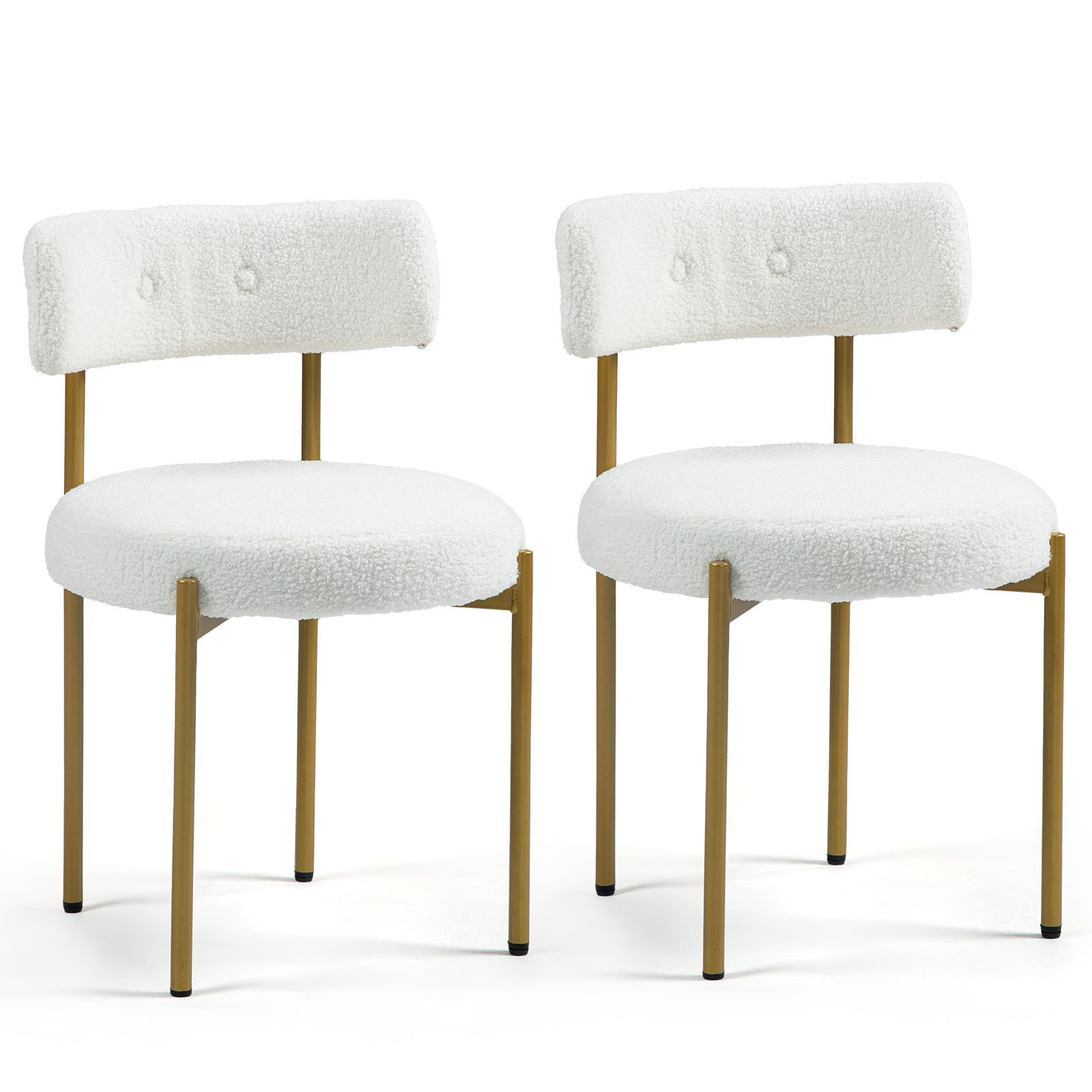 Latitude Run® Boucle Upholstered Side Chair & Reviews | Wayfair