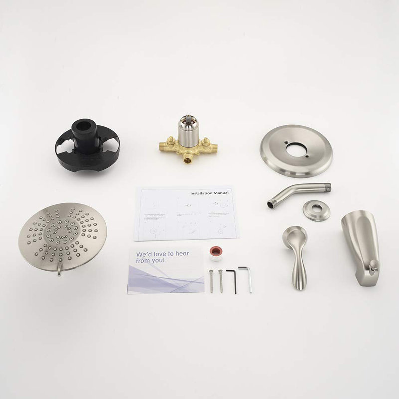 MAXWELL All-In-One Kit with Rough in-Valve & Reviews | Wayfair
