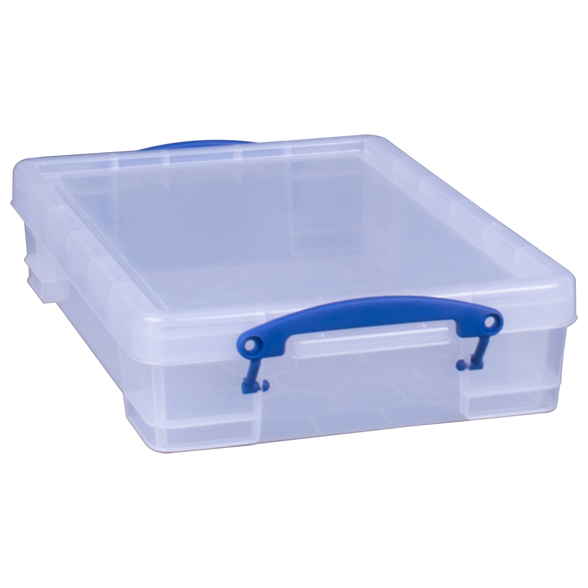Really Useful Box 4L Plastic Storage Container w/Snap Lid & Clip Lock ...
