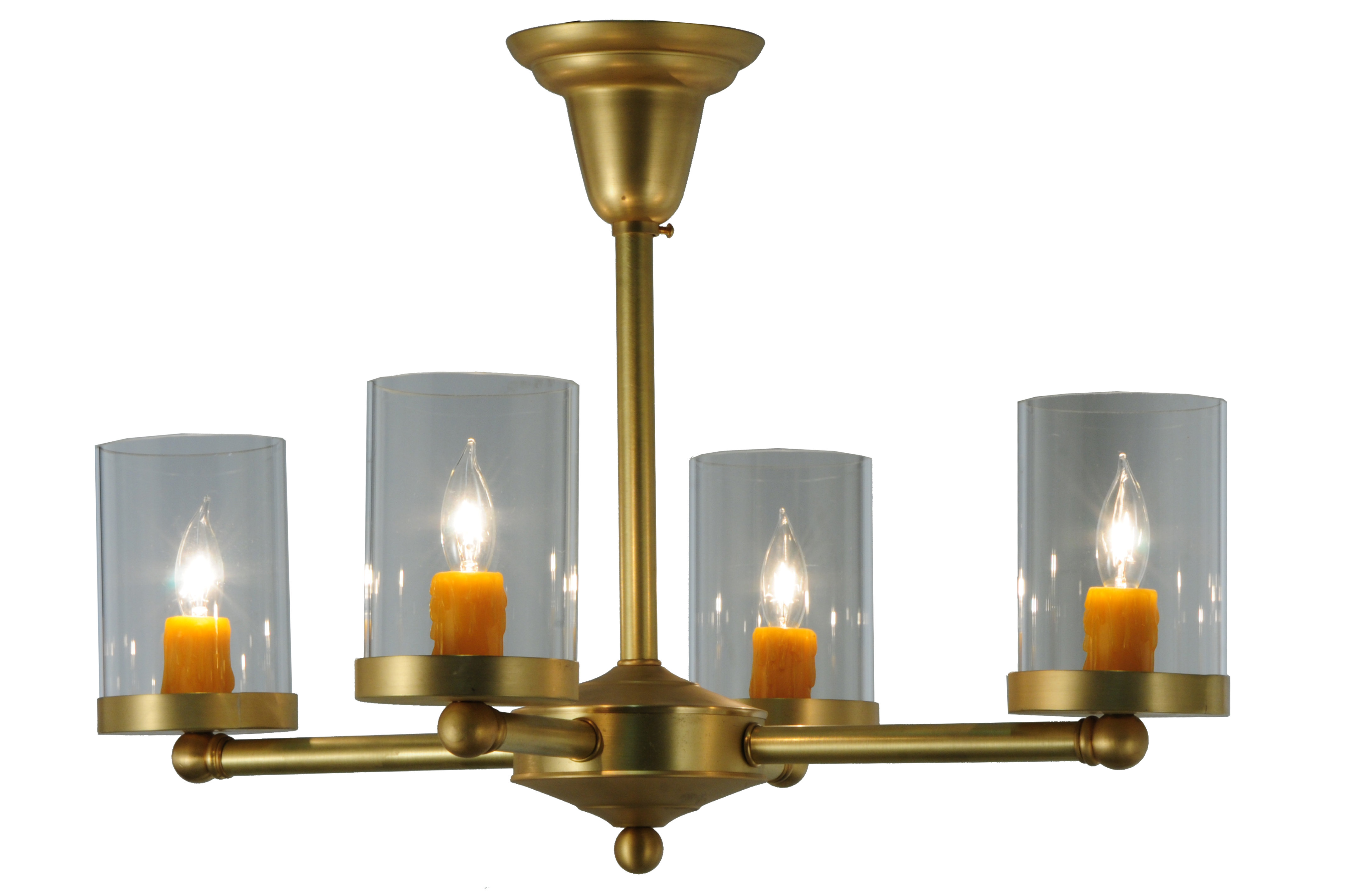 Meyda Lighting 4 - Light Shaded Cylinder Chandelier - Wayfair Canada