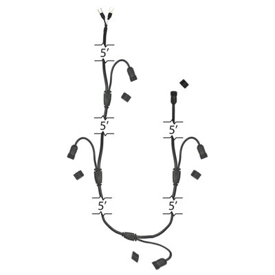 Complete Aquatics Quick Connect LED Lighting Cable with 5 Female Quick ...