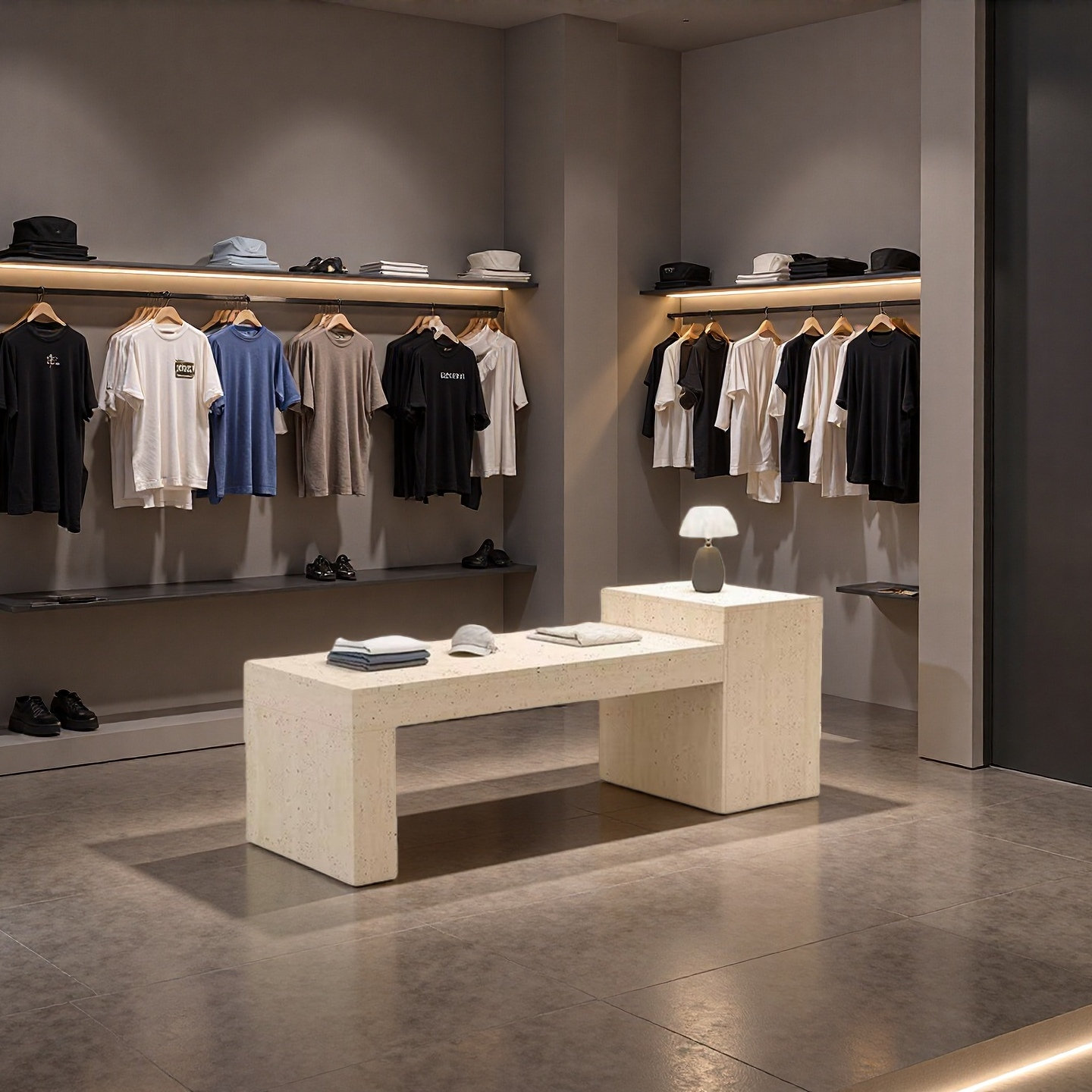Orren Ellis High-end display counter of the clothing store | Wayfair