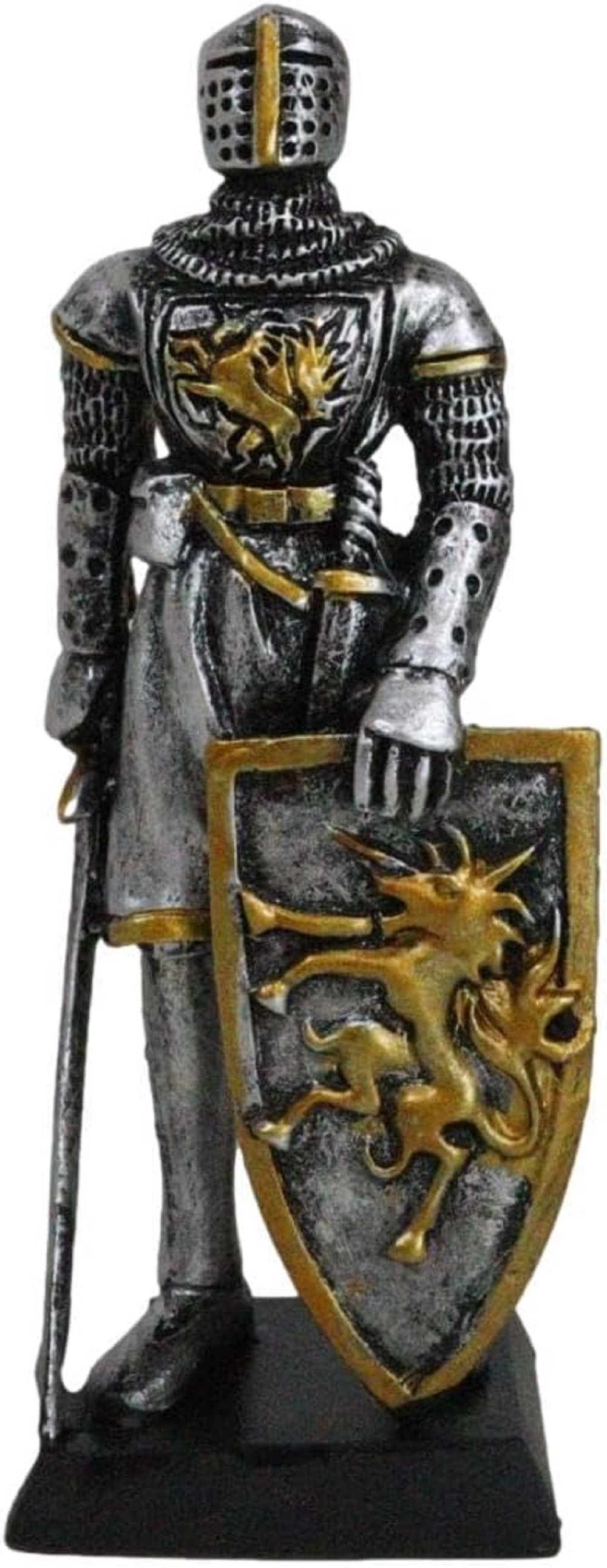 Winston Porter Medieval Knight In Suit Of Armour With Sword And ...