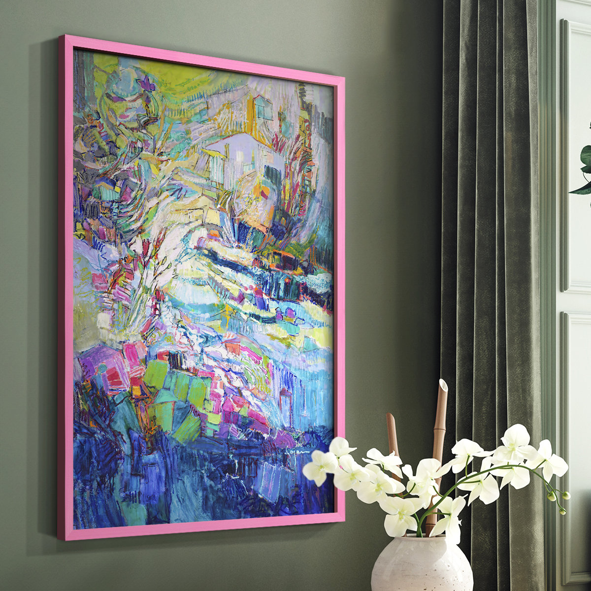 Ivy Bronx Gathering up the Goddess III Framed Print - Solid Wood | Wayfair