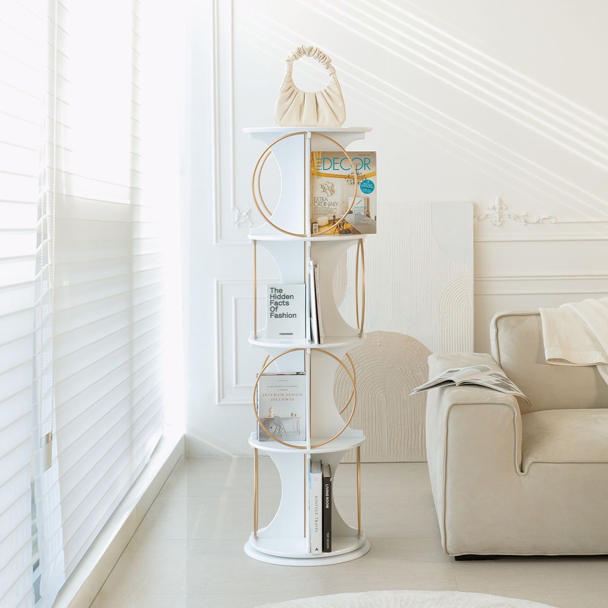 Mercer41 Tier Floor Standing Organizer Bookshelf Rack | Wayfair