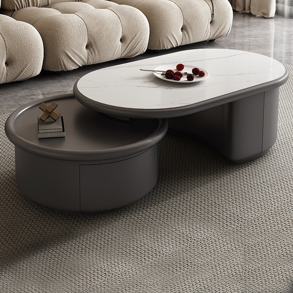 Bkoksety Retractable multifunctional rock plate tea table | Wayfair