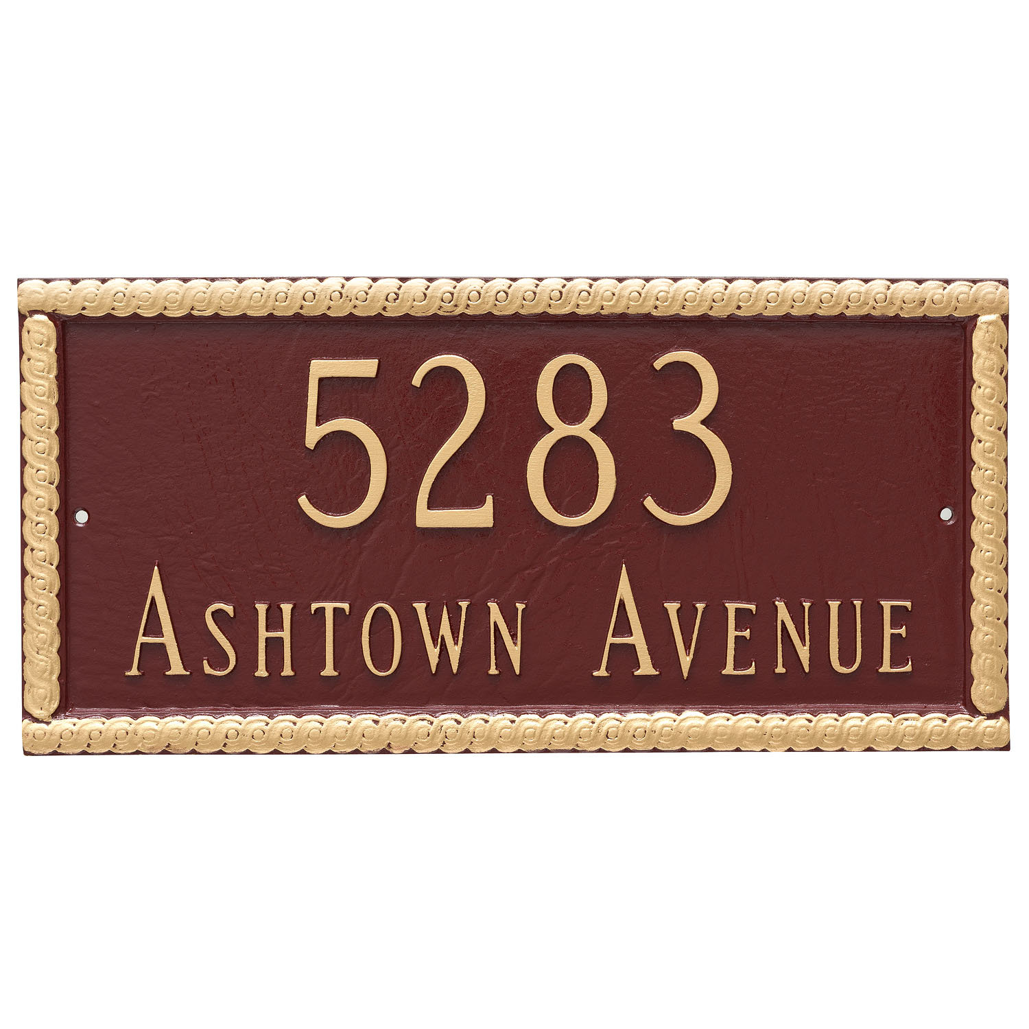 Montague Metal Products Inc. Harrison 2-Line Wall Address Plaque ...
