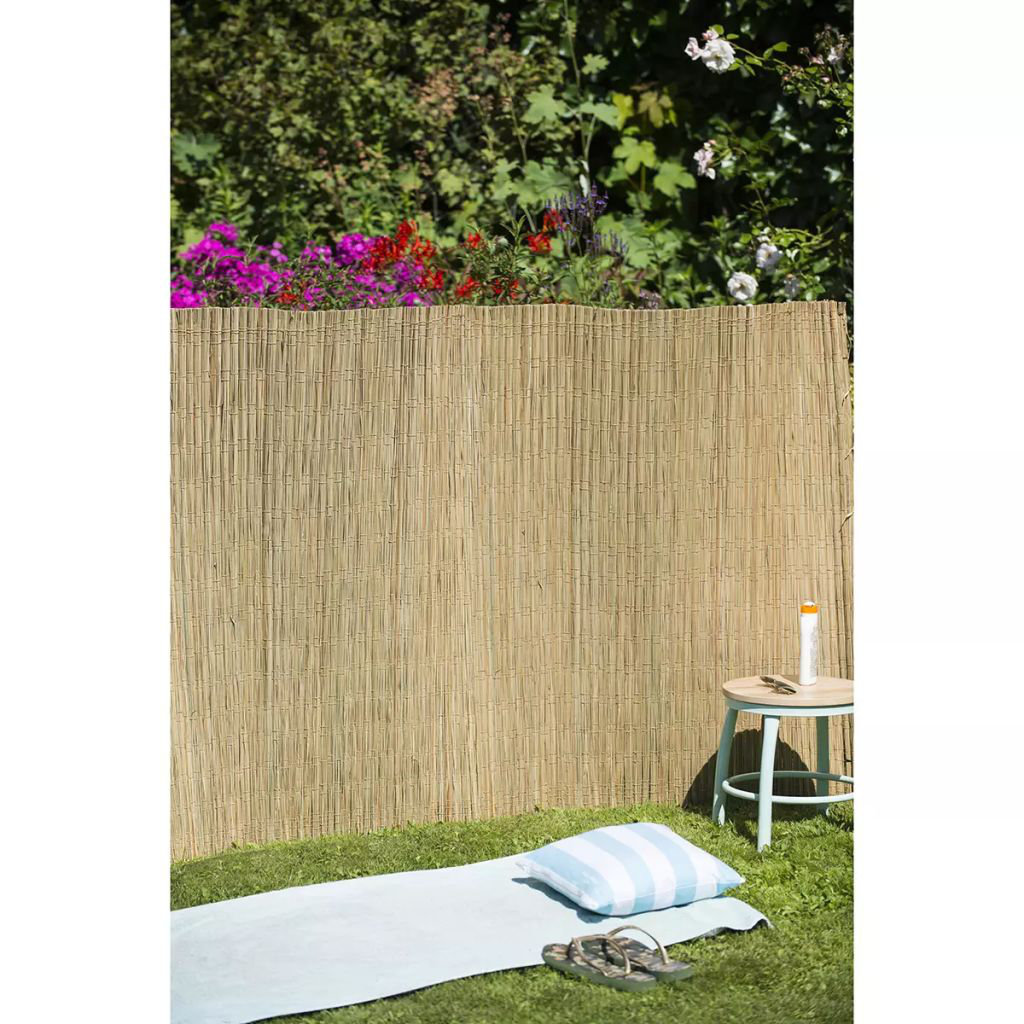 Dakota Fields Nature Garden Fence Sedge Reed 1.5 x 3m | Wayfair.co.uk