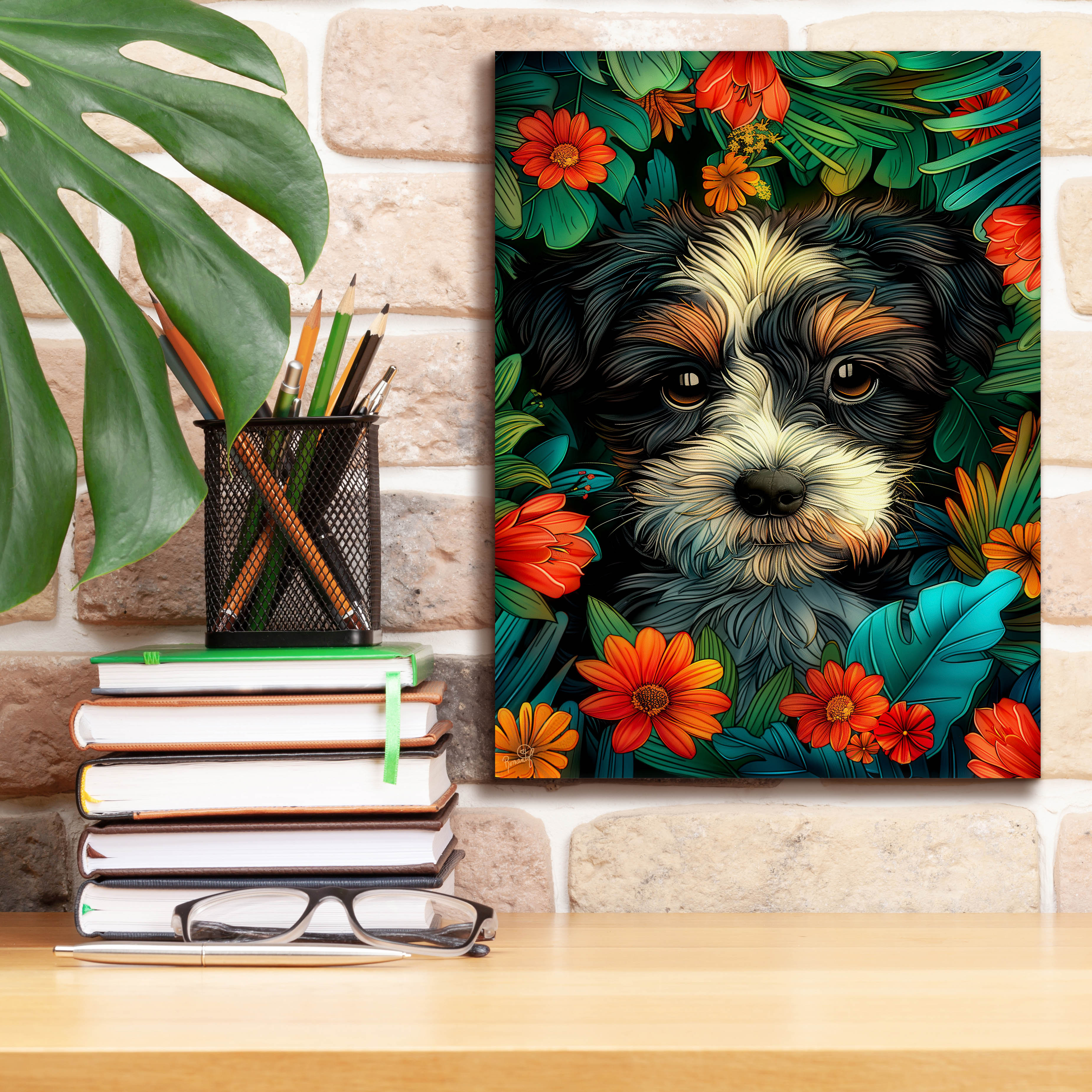 Epic Graffiti 'Bella's Babies - Buster' by RomantzArt Canvas Wall Art ...