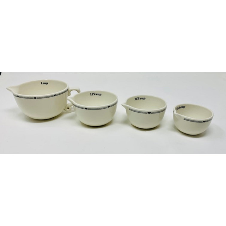DrewDeRoseDesigns Drew DeRose Designs 4 -Piece Ceramic Measuring Cup ...