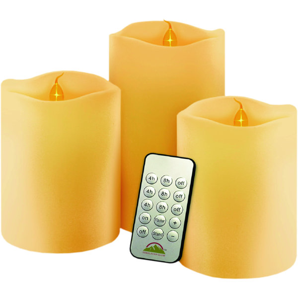 Bloomsbury Market 3 Piece Mcfall Pillar Candle Set | Wayfair