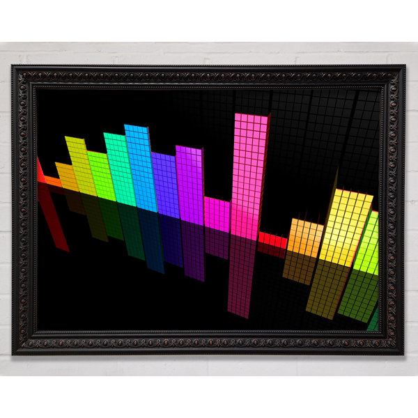 Bright Star Colourful Equalizer - Single Picture Frame Print | Wayfair ...