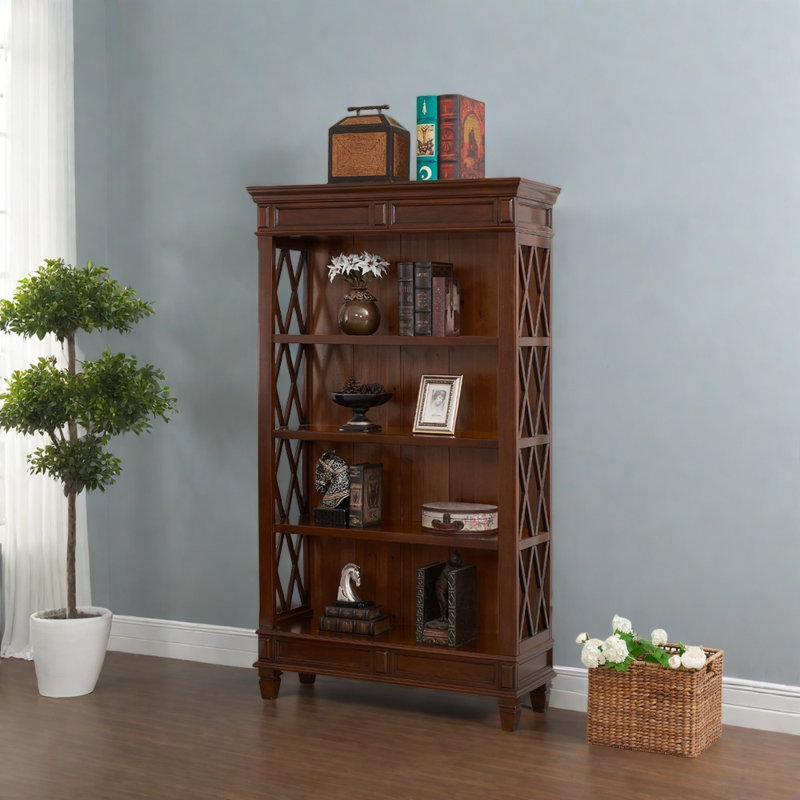 Parttlion American style solid wood bookcase shelves | Wayfair