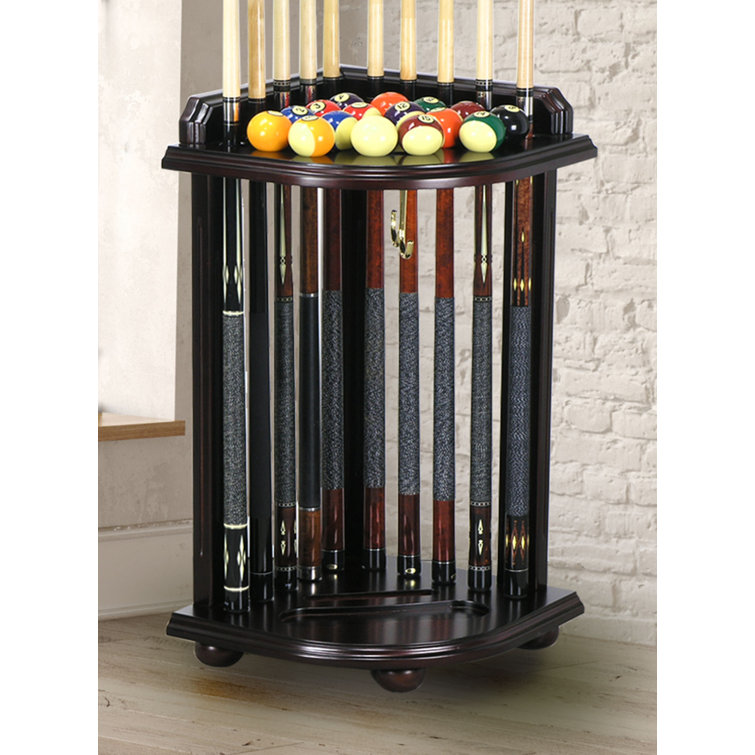 The Level Best Corner Pool Cue Rack & Reviews | Wayfair