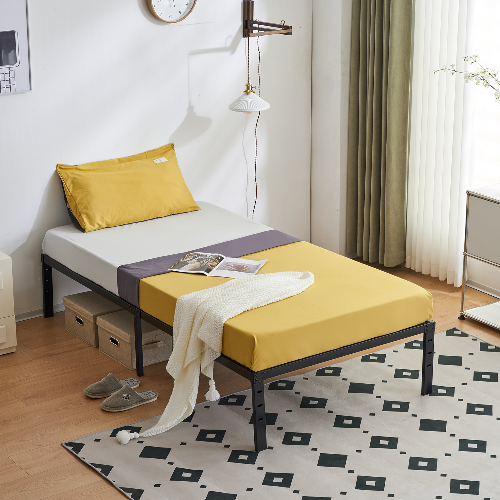 Alwyn Home Sakamoto Bed Frame & Reviews | Wayfair