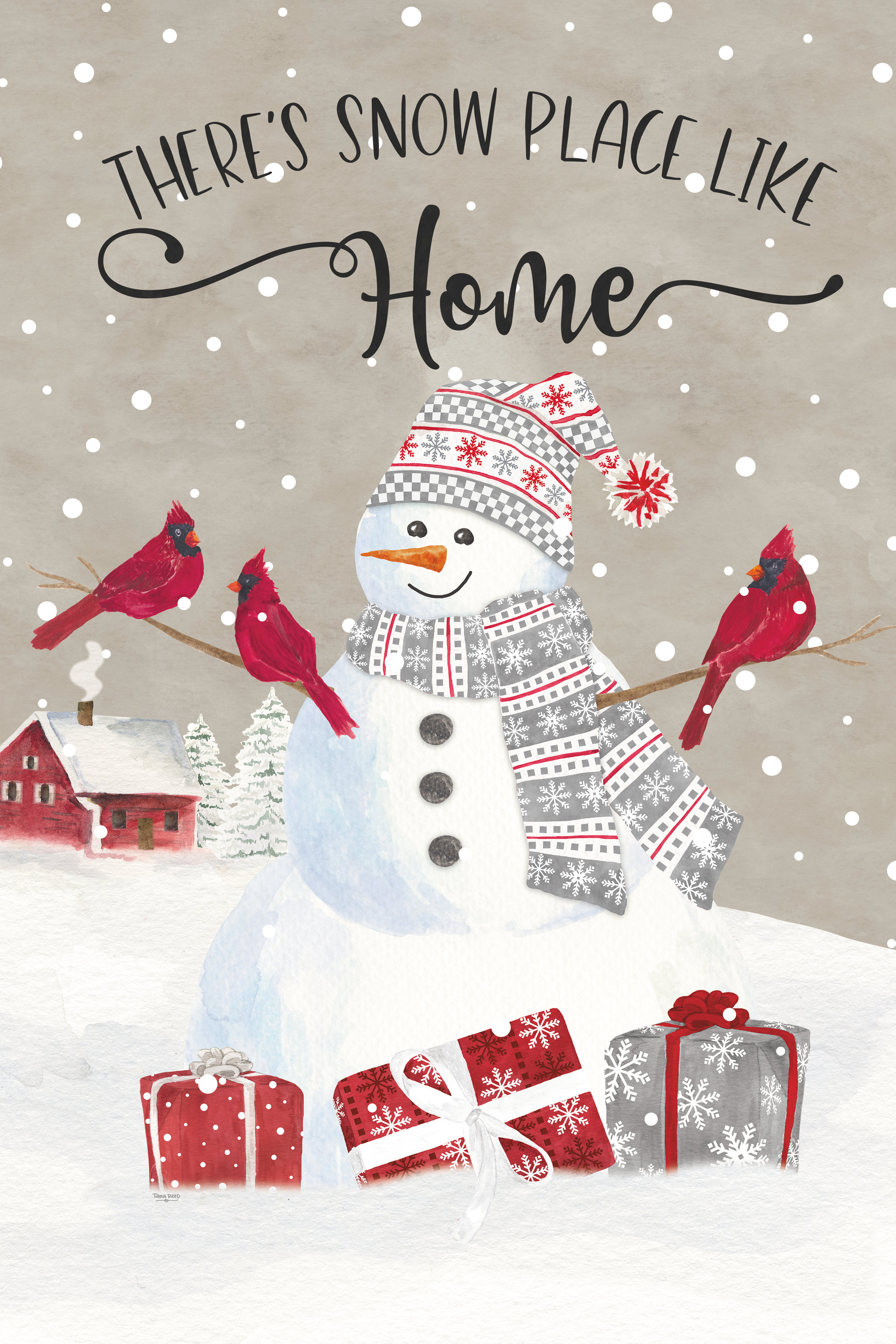 The Holiday Aisle® Laycie Hello Winter X On Canvas by Tara Reed Print ...