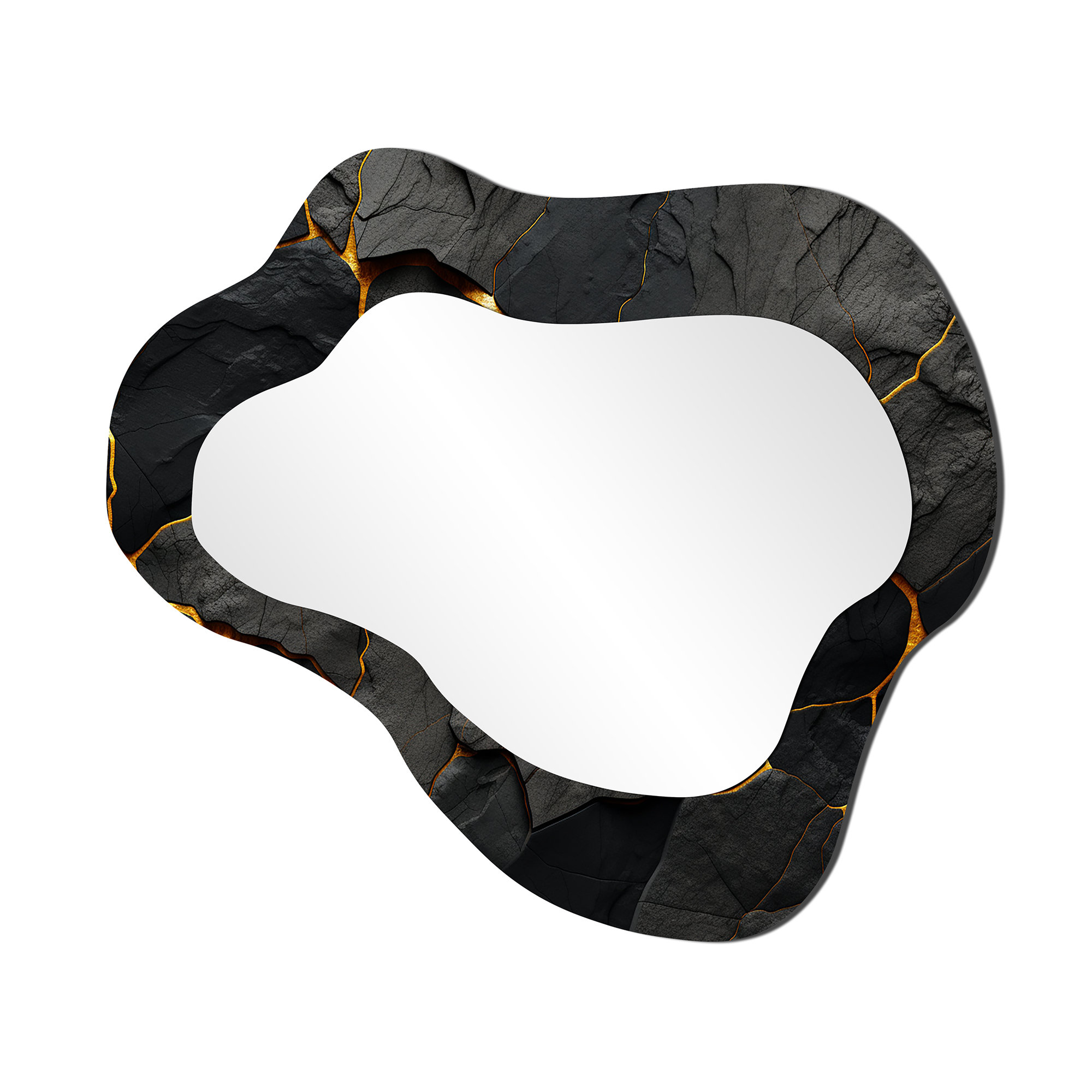 Ivy Bronx volcano Volcanic Veins - Volcano Asymmetrical Decorative ...