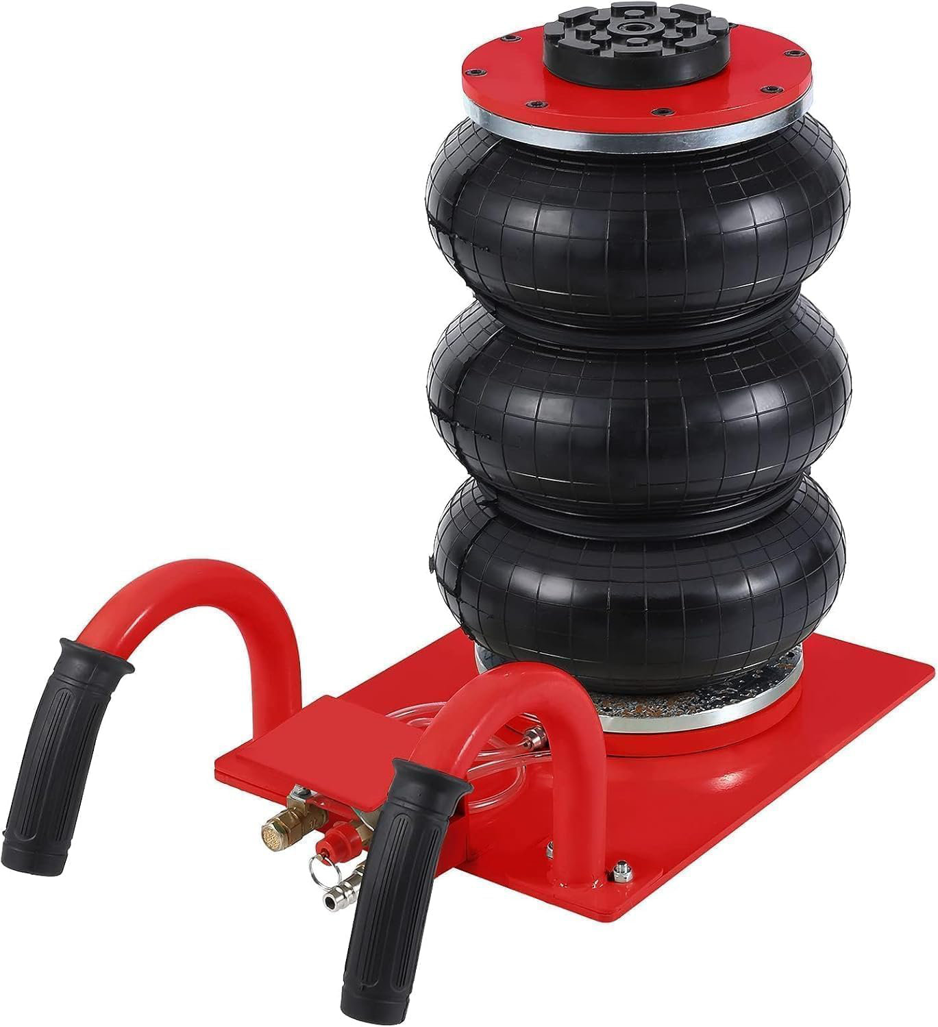 ASOPIX Portable Pneumatic Jack 3T/6600lbs Triple Bag Air Jack Fast ...