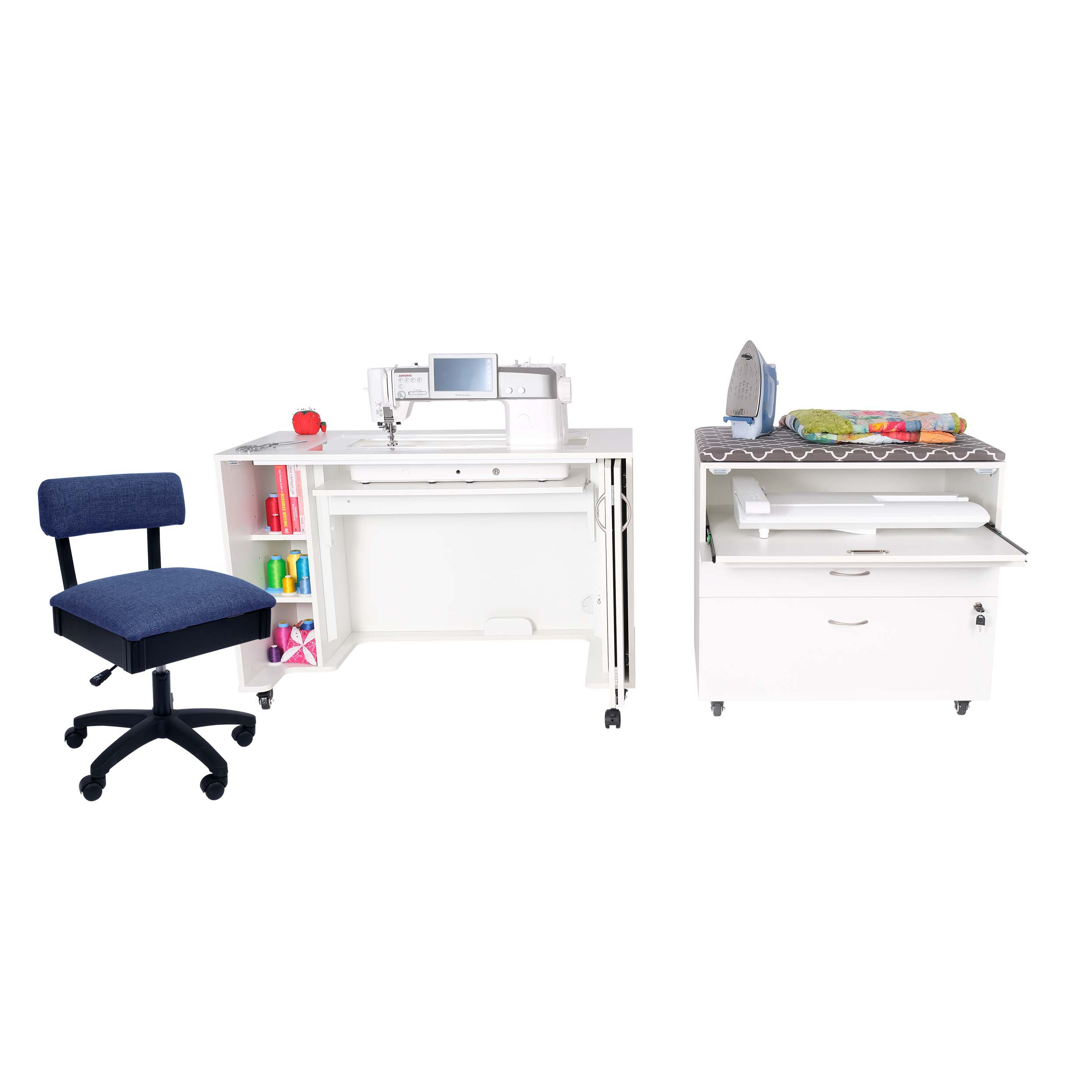 Arrow Sewing MOD XL Hydraulic Lift Sewing Cabinet With MOD Embroidery ...