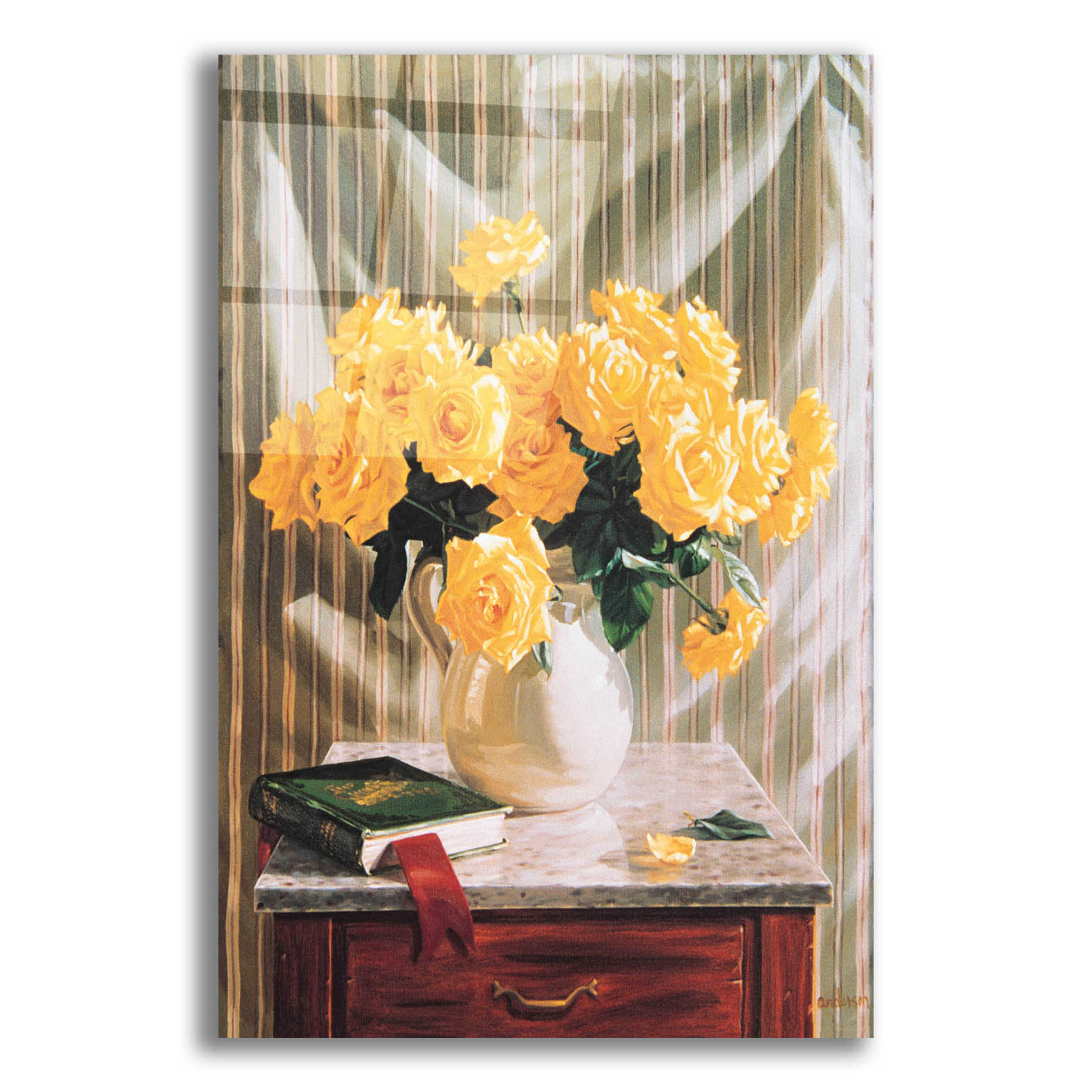 Red Barrel Studio® Yellow Roses by Robin Anderson - Unframed Print ...