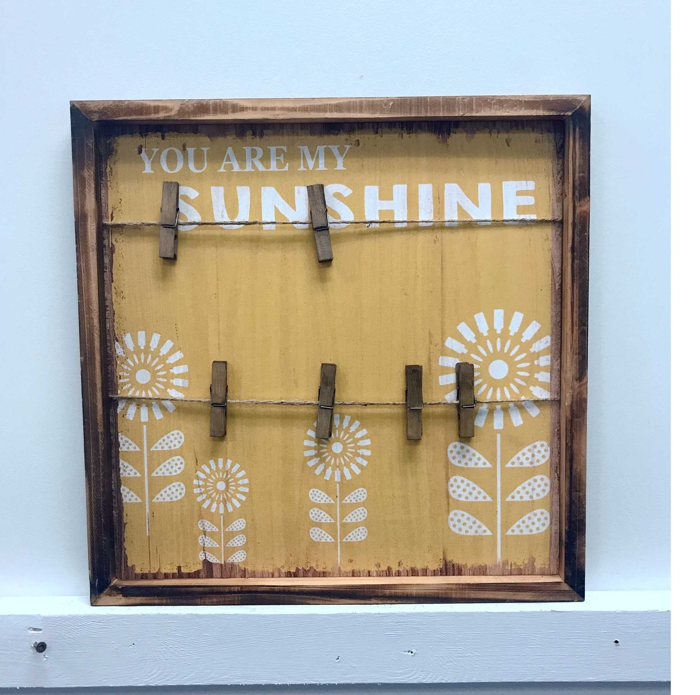 Winston Porter Sunshine Vintage Wall Mounted Photo Memo Board | Wayfair
