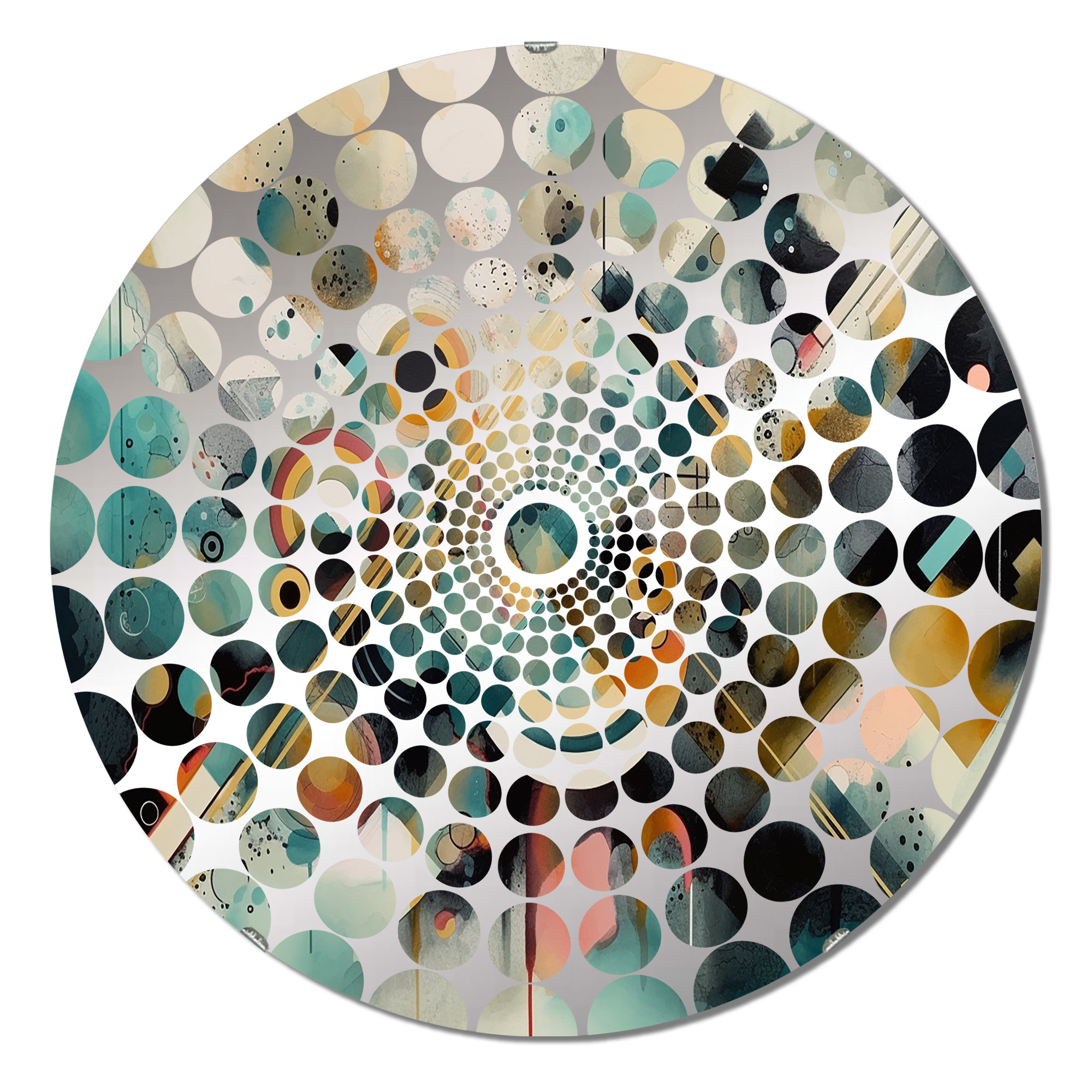 East Urban Home Ektara - Concentric Circles Decorative Mirror | Wayfair