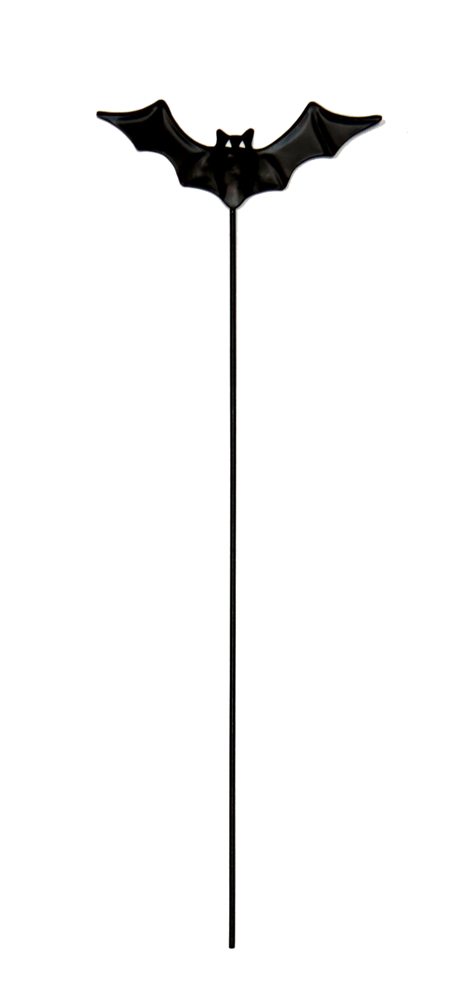 The Holiday Aisle® 17" Metal Halloween Bat Pick Garden Stake | Wayfair