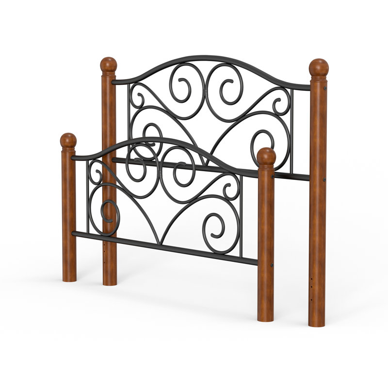 Lark Manor™ Analisha Solid Wood Open-Frame Headboard and Footboard ...